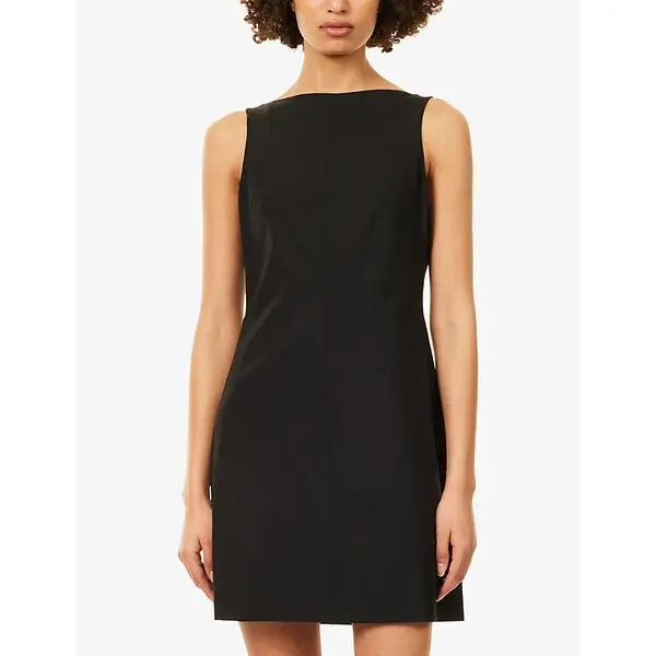 Theory Tailored Wool-blend Mini Dress