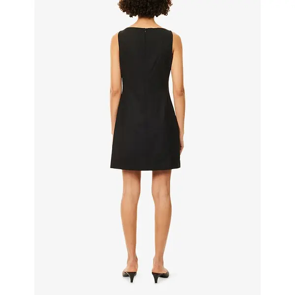 Theory Tailored Wool-blend Mini Dress