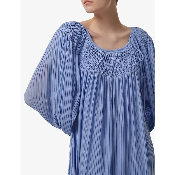 LEEM Lace-embroidered Woven Kaftan