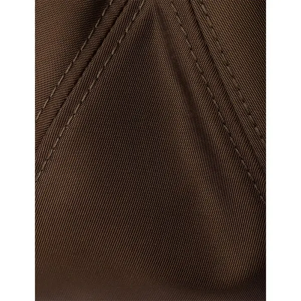 Prada Logo-plaque Nylon Baseball Cap - Brown