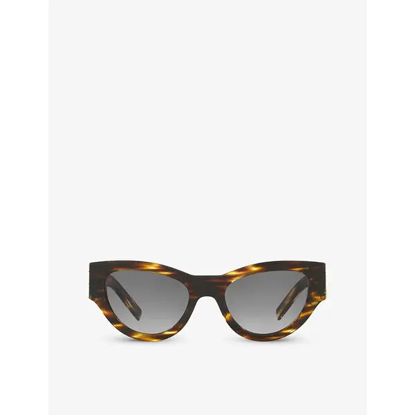 Saint Laurent Slm94 Cat-eye Sunglasses - Brown