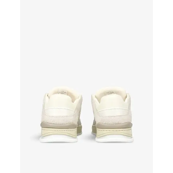 Axel Arigato Area Lo Brushed-suede And Leather Low-top Trainers - Beige