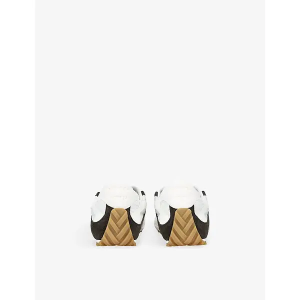 Bottega Veneta Orbit Flash Suede And Shell Trainers - White/oth