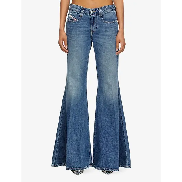 DIESEL® 1970 D-bleess Flared Low-rise Jeans - 01