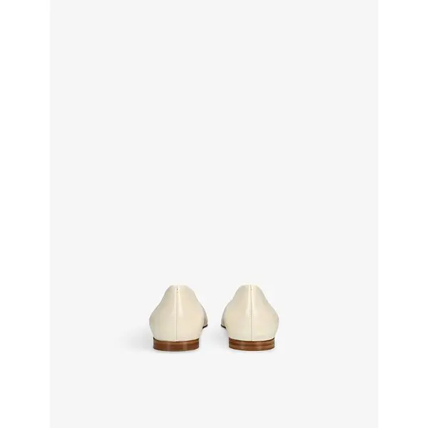 Bottega Veneta Leather Ballerina Pumps