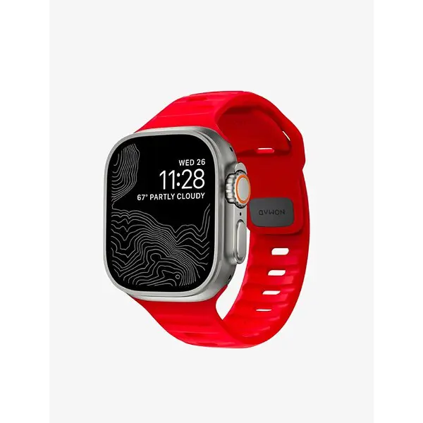 THE TECH BAR Nomad Apple Sports Watch Strap - Red