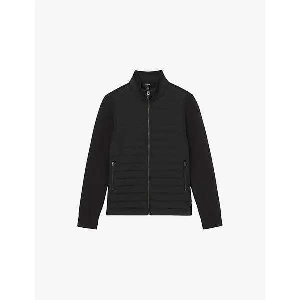 REISS Asher Funnel-neck Jacket