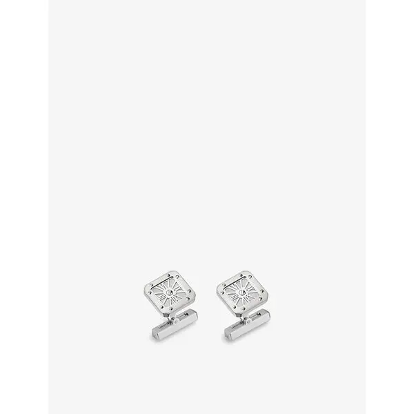 Cartier Santos De Palladium-plated Sterling Cufflinks - Silver