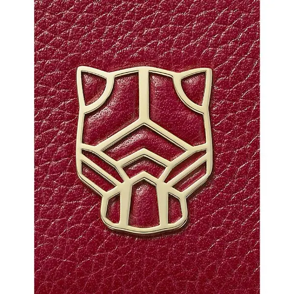 Cartier Panthère Graphique De Leather Card Holder - Red