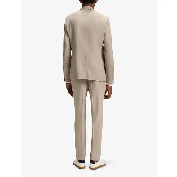 BOSS Beckham X Slim-fit Single-breasted Wool Suit