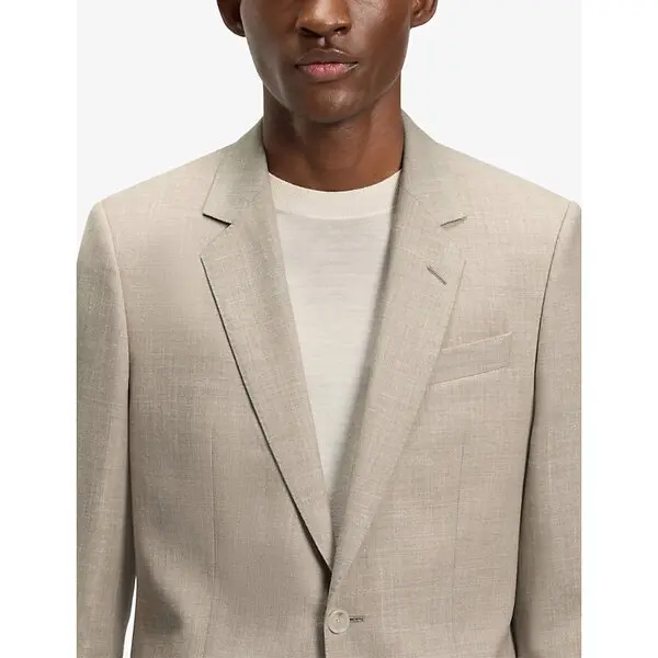 BOSS Beckham X Slim-fit Single-breasted Wool Suit