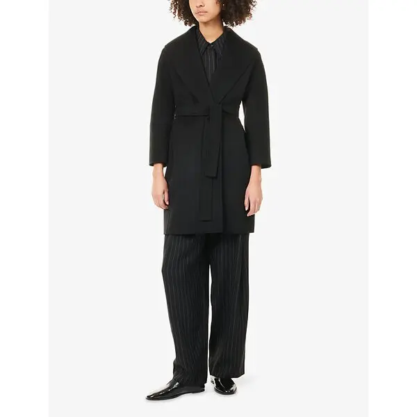 Max Mara Belted Virgin Wool Coat