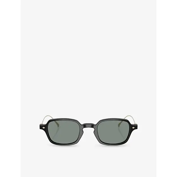 Giorgio Armani Rectangular-frame Sunglasses - Black