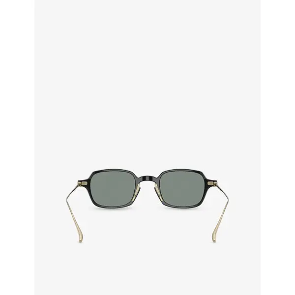 Giorgio Armani Rectangular-frame Sunglasses - Black