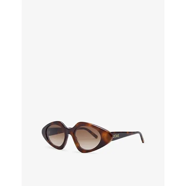 Loewe Triangle Slim Acetate Sunglasses