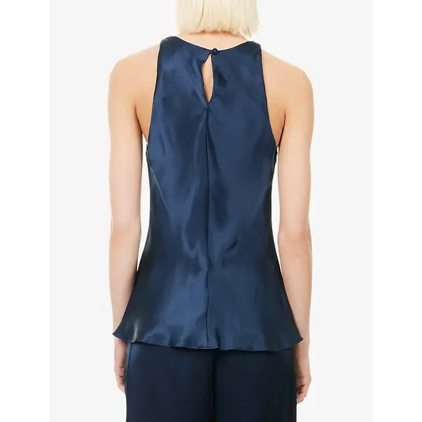 REFORMATION Silk Halter Neck Top