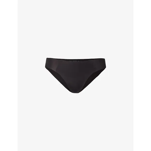 SLOGGI Zero Feel 2.0 Stretch-jersey Tanga Briefs - Black