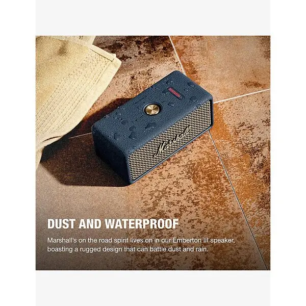 Marshall Emberton Iii Portable Bluetooth Speaker - Midnight Blue