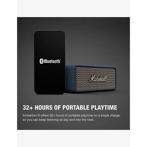 Marshall Emberton Iii Portable Bluetooth Speaker - Midnight Blue