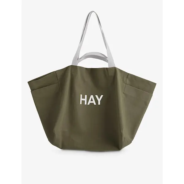 HAY Cotton Tote Bag - Olive
