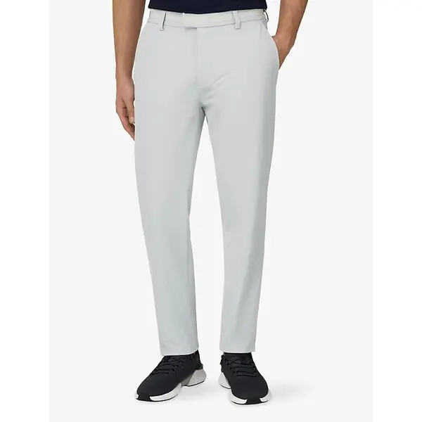 Boggi Milano Tapered-leg Stretch-woven Trousers