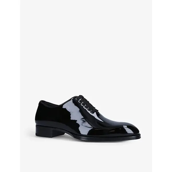 TOM FORD Elkan Patent Leather Oxford Shoes