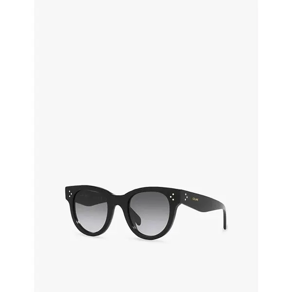 Celine Rectangle-frame Acetate Sunglasses