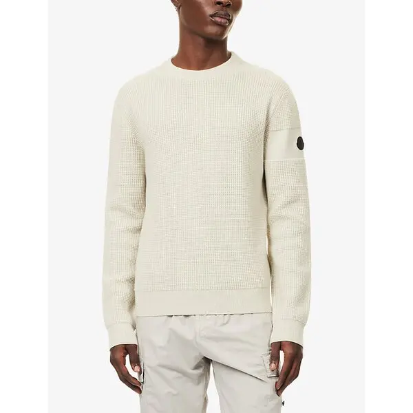Moncler Tricot Quilted Knitted Jacket