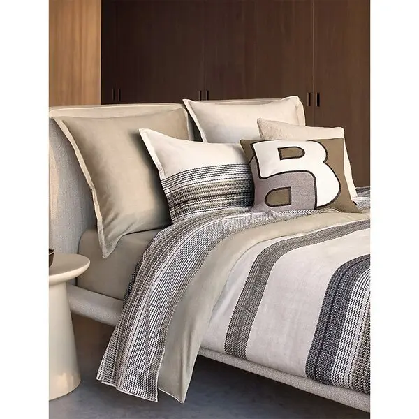 BOSS Modernist Stripe Cotton Flat Sheet
