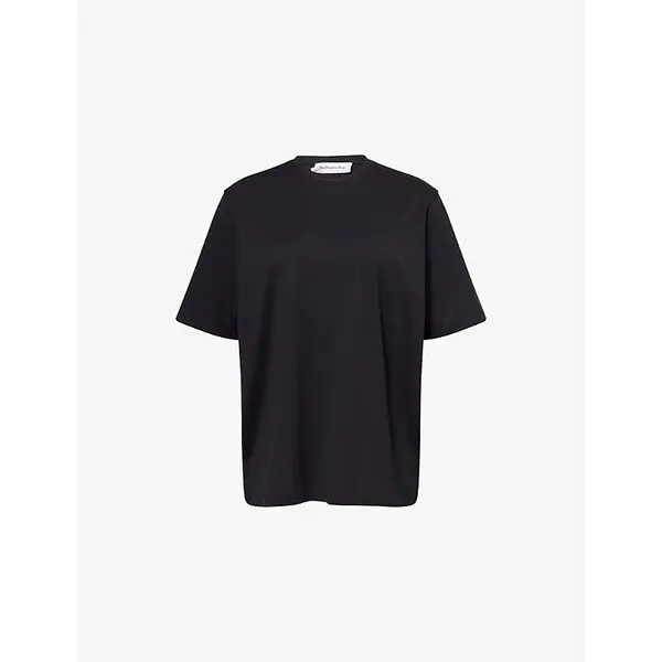 THE FRANKIE SHOP Harper Cotton-jersey T-shirt - Black
