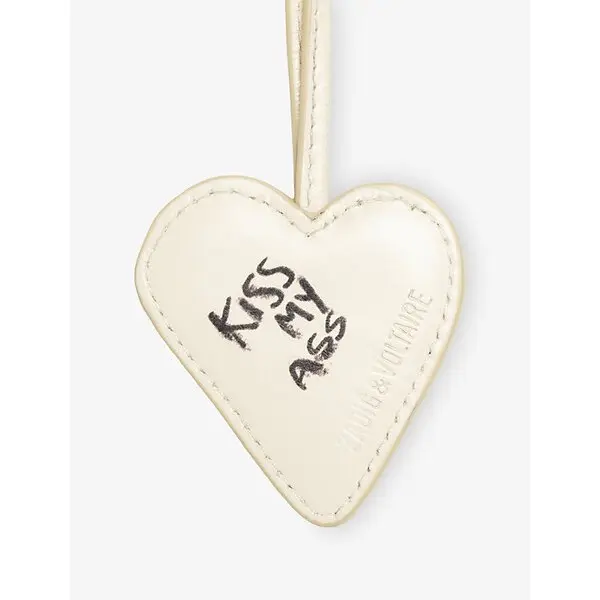 Zadig&Voltaire Heart Leather Keyring