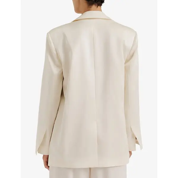 MALINA Liv Wrap Satin Blazer