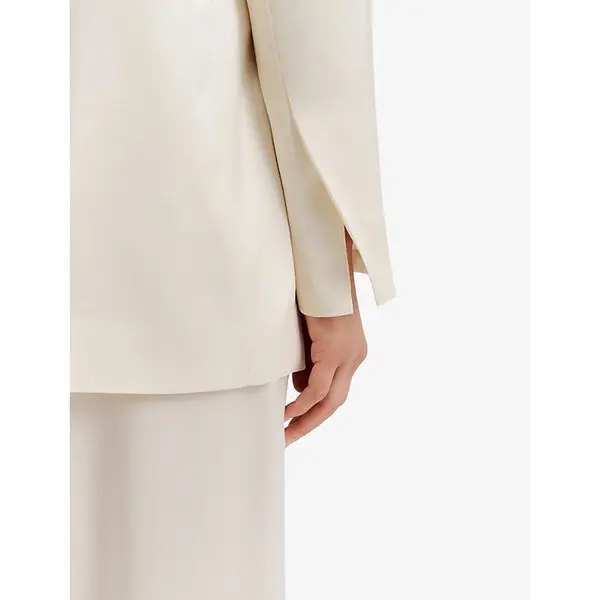 MALINA Liv Wrap Satin Blazer