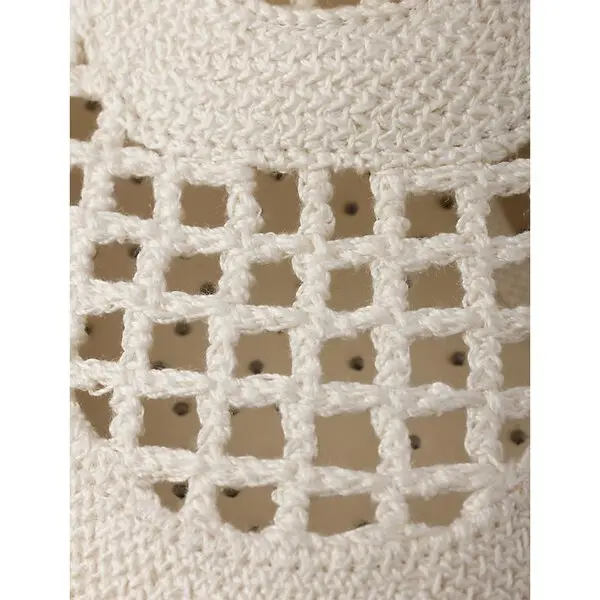 Prada Crochet Laced Trainers - Neutral