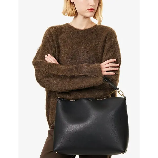 TOTEME Bevel Leather Tote Bag