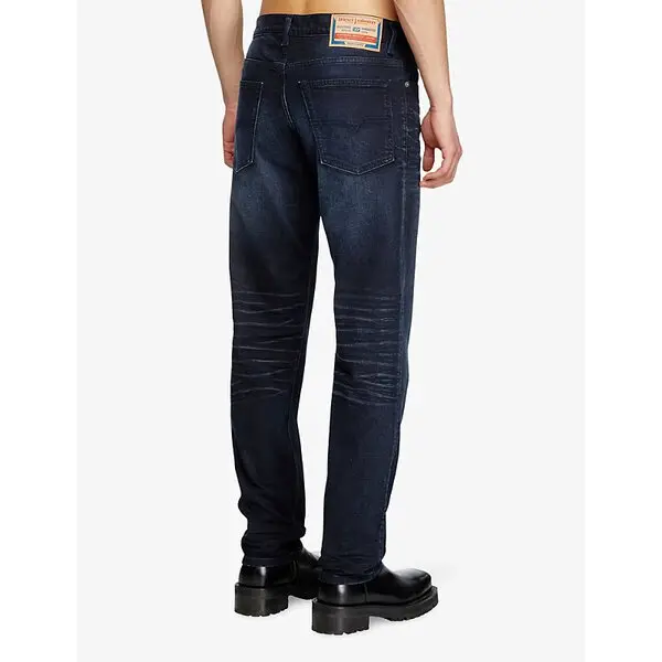 DIESEL® D-definitive Tapered-leg Denim-blend Jeans