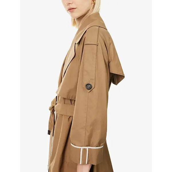 Max Mara Oversized Twill Woven Trench Coat