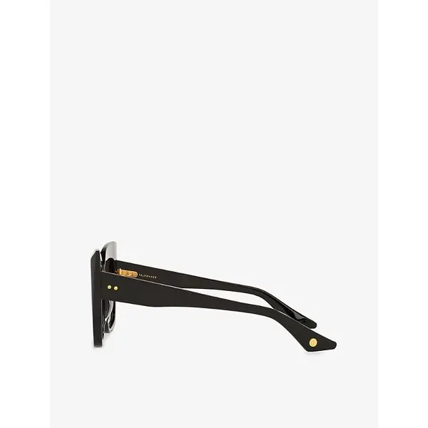 Dita Telemaker Square-frame Sunglasses - Black