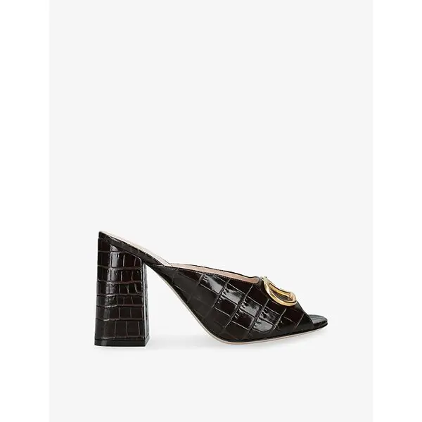 Valentino Garavani Vlogo 95 Leather Heeled Mules