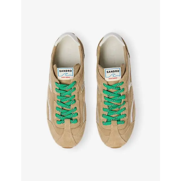 Sandro Suede Trainers - Beige