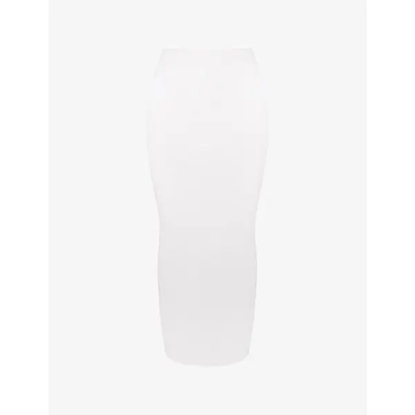 House Of Cb Cotton-twill Maxi Skirt - White