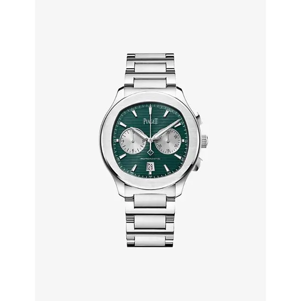 PIAGET Polo Chronograph Stainless Steel Watch 42mm - Silver