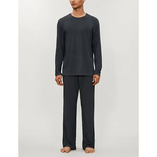Derek Rose Stretch-modal Pyjama Bottoms - Anthracite