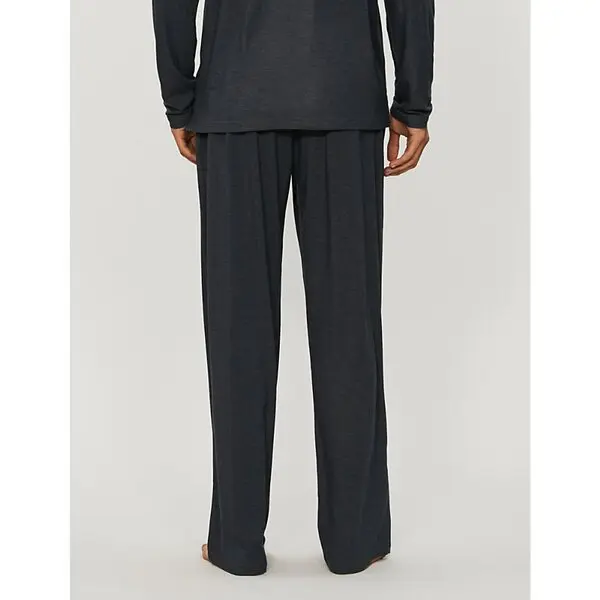 Derek Rose Stretch-modal Pyjama Bottoms - Anthracite