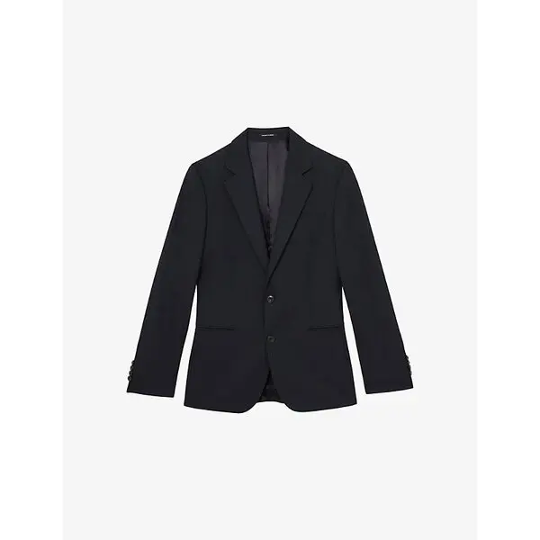 REISS Graduate Single-breasted Woven Suit Blazer