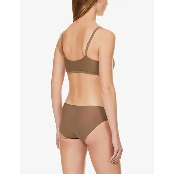 Chantelle Soft Stretch Smooth Padded Bralette - Cocoa