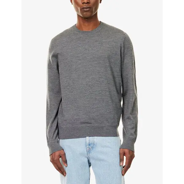 TOM FORD Fine-gauge Wool Jumper - Light Charcoal