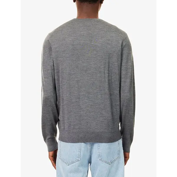 TOM FORD Fine-gauge Wool Jumper - Light Charcoal