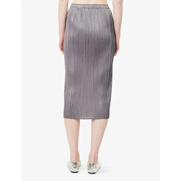 Issey Miyake Knitted Midi Skirt