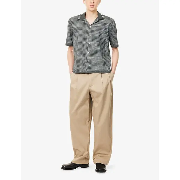 Rag & Bone Harvey Camp-collar Knitted Shirt